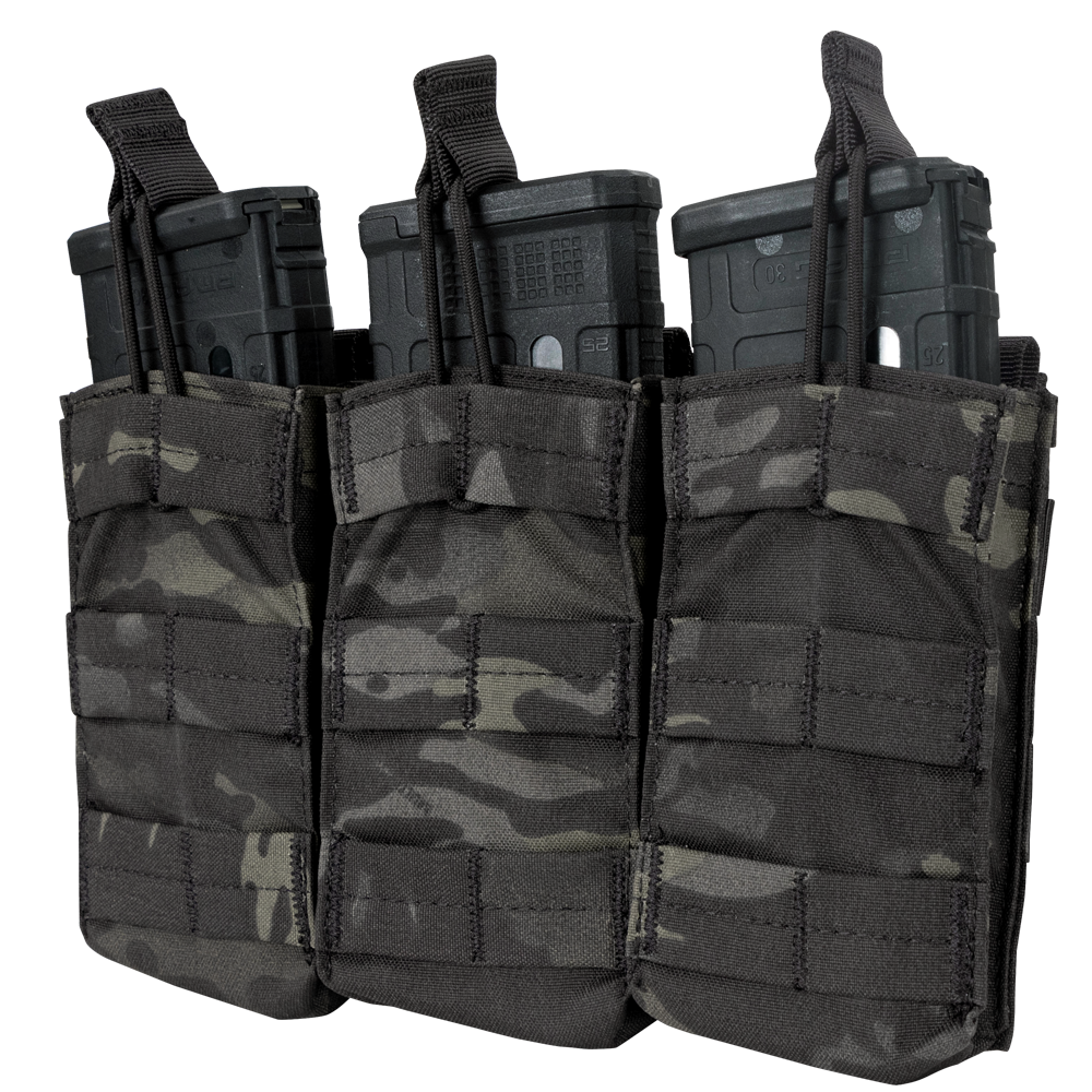 Triple M4/M16 Open-Top Mag Pouch - MultiCam Black – Condor Elite, Inc